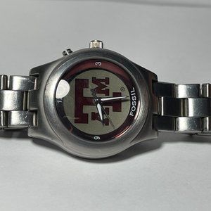 Fossil | Accessories | Texas Am Aggies Ncaa Stainlesssteel Kaleido ...
